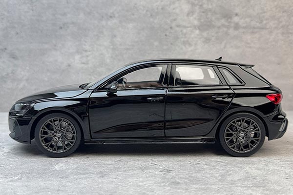 2025 Audi RS3 Sportback Diecast Model 1:18 Scale Black [SD04H173]