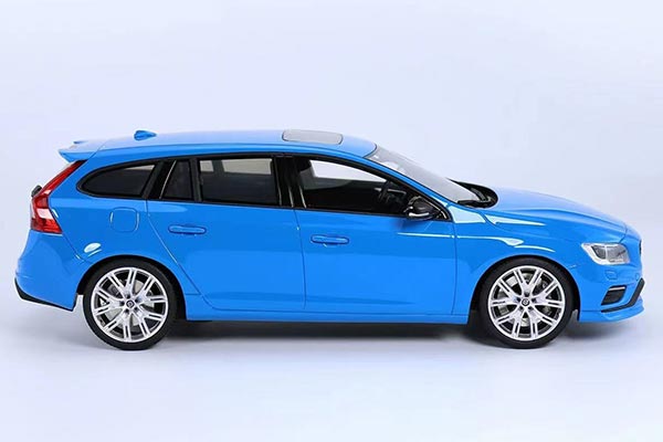 Volvo V60 Resin Car Model 1:18 Scale Blue [SD04H822]