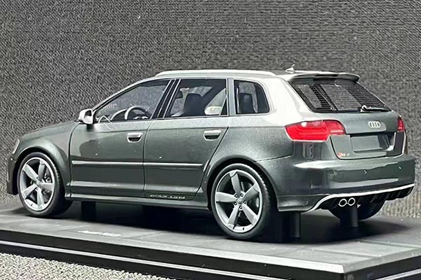 2011 Audi RS3 Sportback Resin Car Model 1:18 Scale Gray [SD04H834]