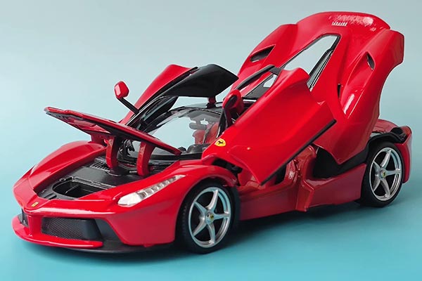 Ferrari LaFerrari Sports Car Diecast Car Model 1:18 Red [SD05H108]