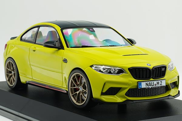 2020 BMW M2 CS F87 Diecast Car Model 1:18 Scale Yellow [SD05H149]