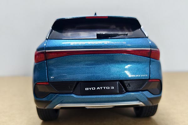 2022 BYD Yuan Plus Atto 3 SUV Diecast Model 1:18 Scale Blue [SD05H297]