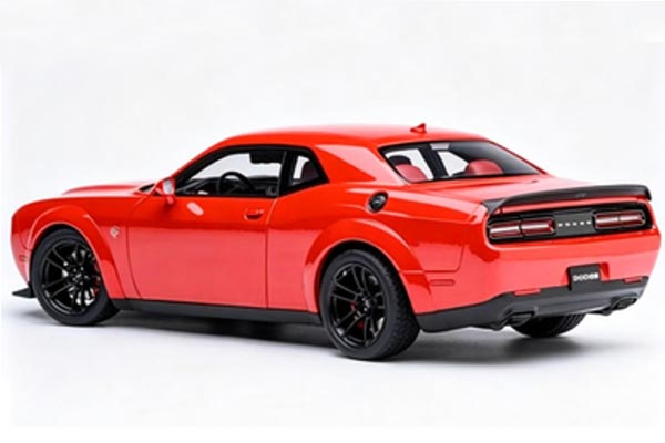 2022 Dodge Challenger SRT Super Stock Diecast Model 1:18 Red [SD05H872]